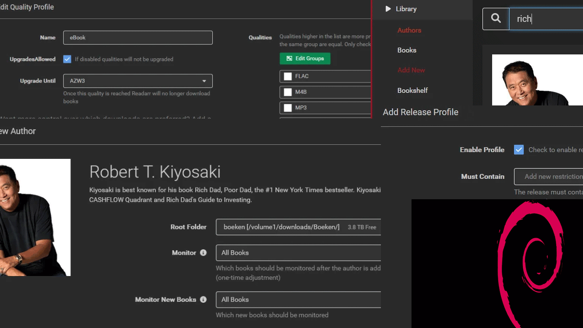 Readarr Set Up Debian To Download Books